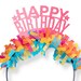 Happy Birthday Headband, Party Crown, Tiara, Party Favors, Party Hat - Etsy