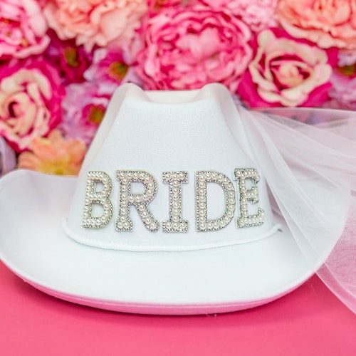 Custom Cowgirl Bachelorette Veil Bride's Last Ride - Etsy