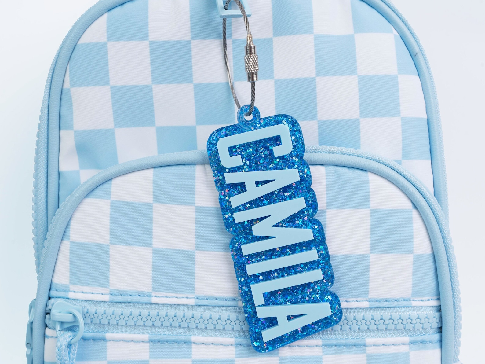 Name Keychain, Backpack Name Tags, Diaper Bag Tag, Personalized Name ...