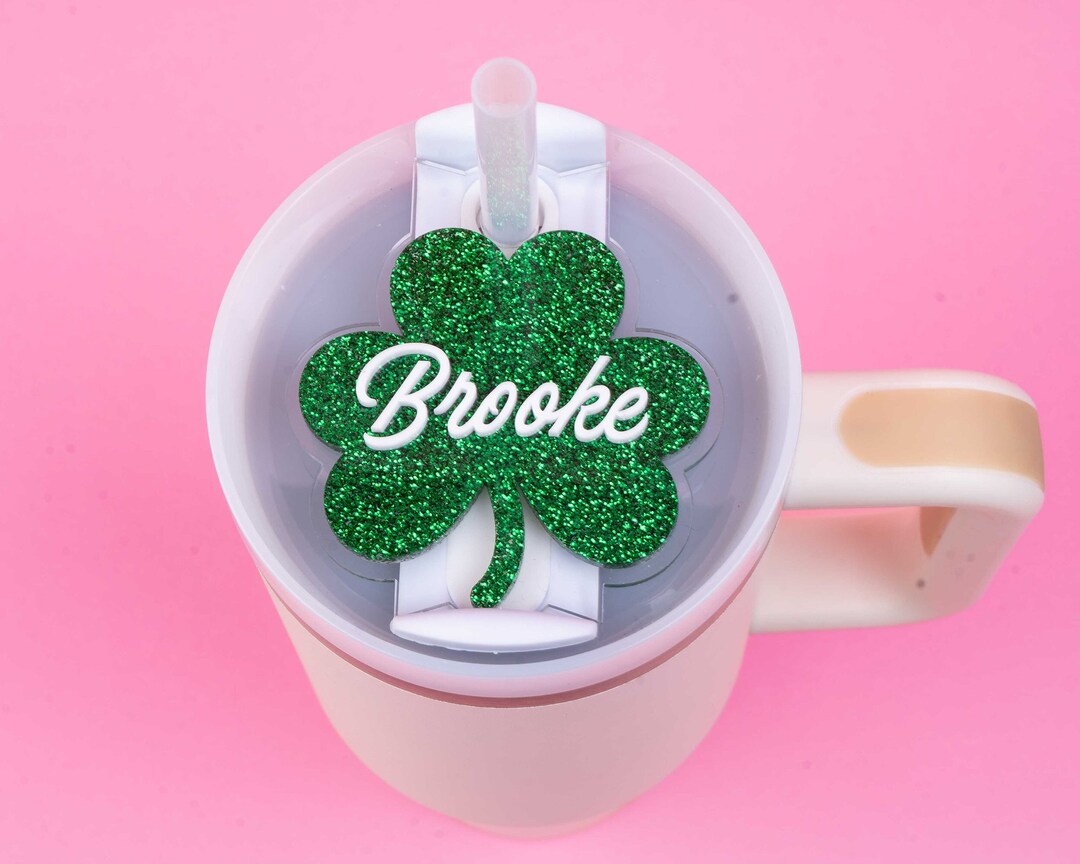 St. Patrick's Day Shamrock Stanley Name Plate, St. Patrick's Day ...