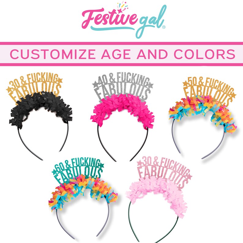 50th Birthday Crown, 50th Birthday Tiara, 50th Birthday Gift for Women ...