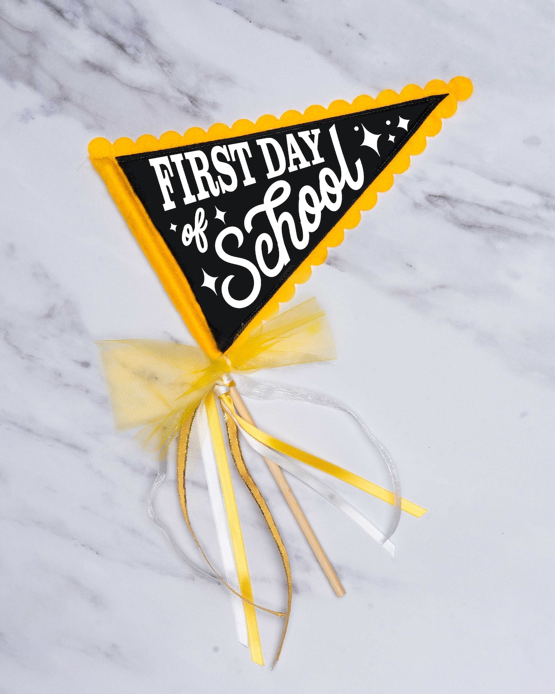 First Day of School Flag Back to School Photo Prop Back to School ...