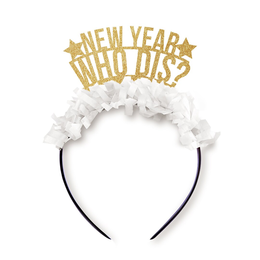 New Years Eve Party Hat Adult NYE Party Crown 2024 Glitter - Etsy