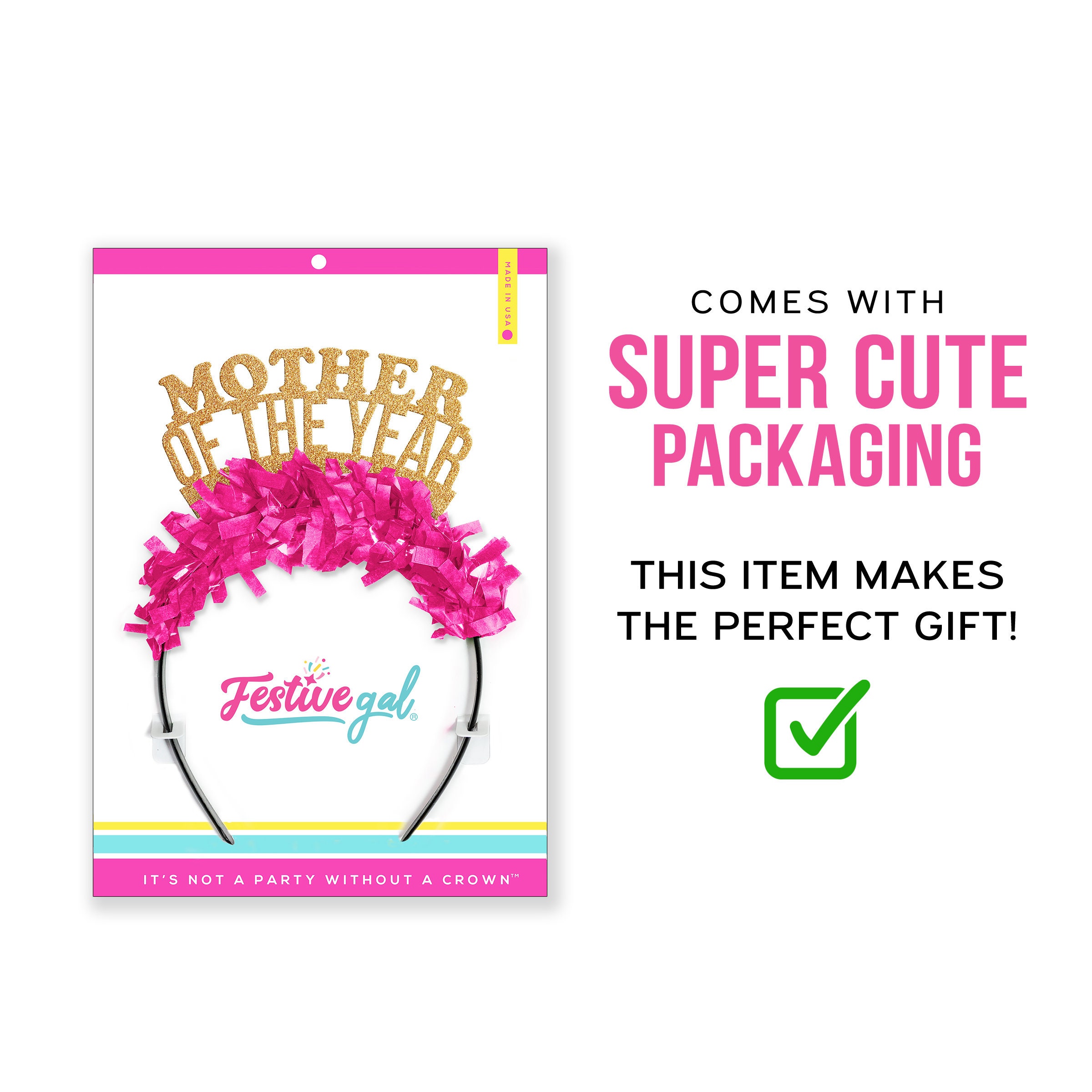 Mother of the Year Tiara - Mother's Day Gift - Gift for Mom - Best Mom ...