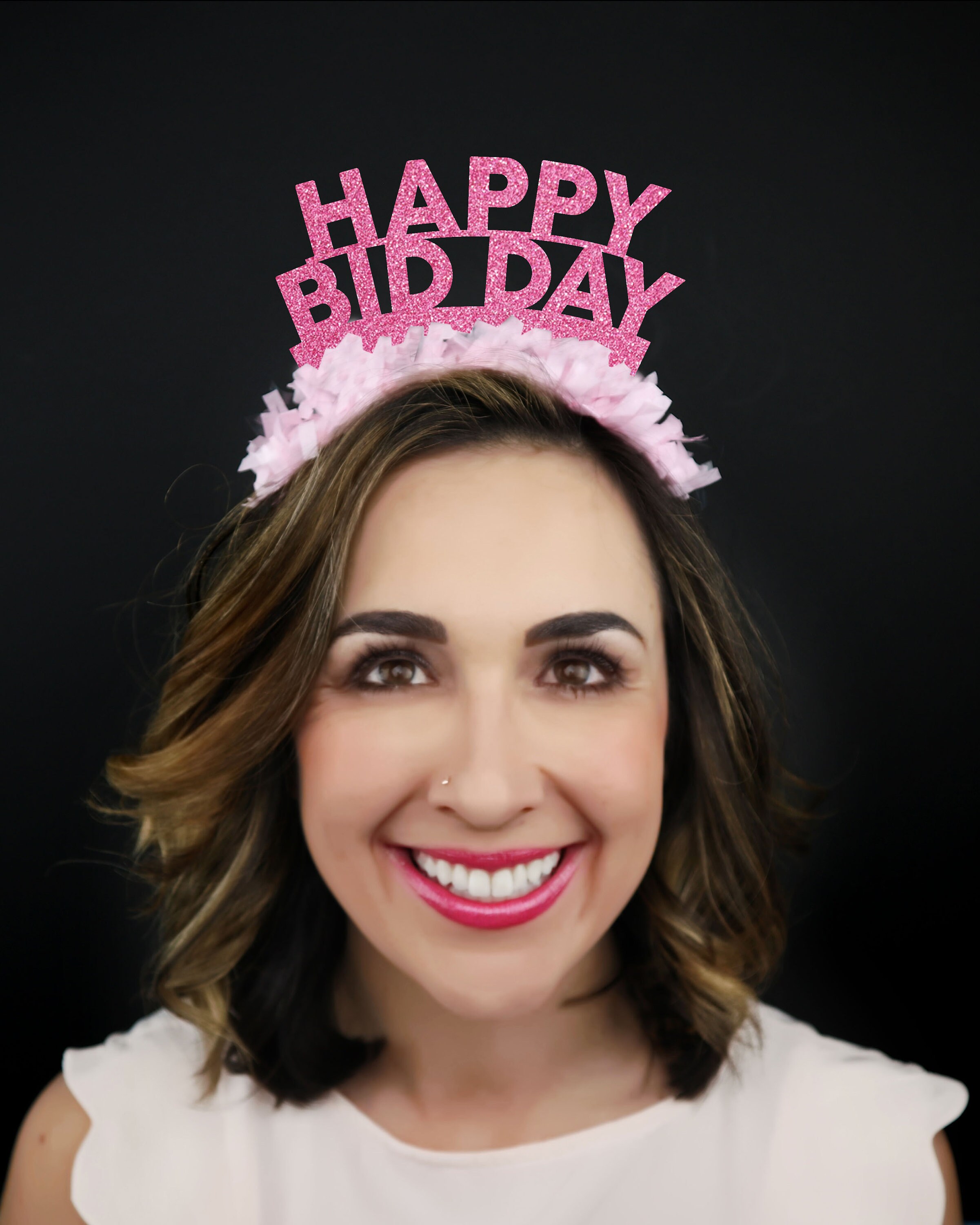 Happy Bid Day Crown Sorority Headband Bid Night Bid Day - Etsy