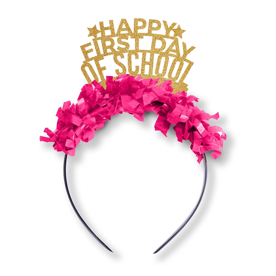 First Day of School Headband, Teacher Outfit, New Teacher, Party Hat ...