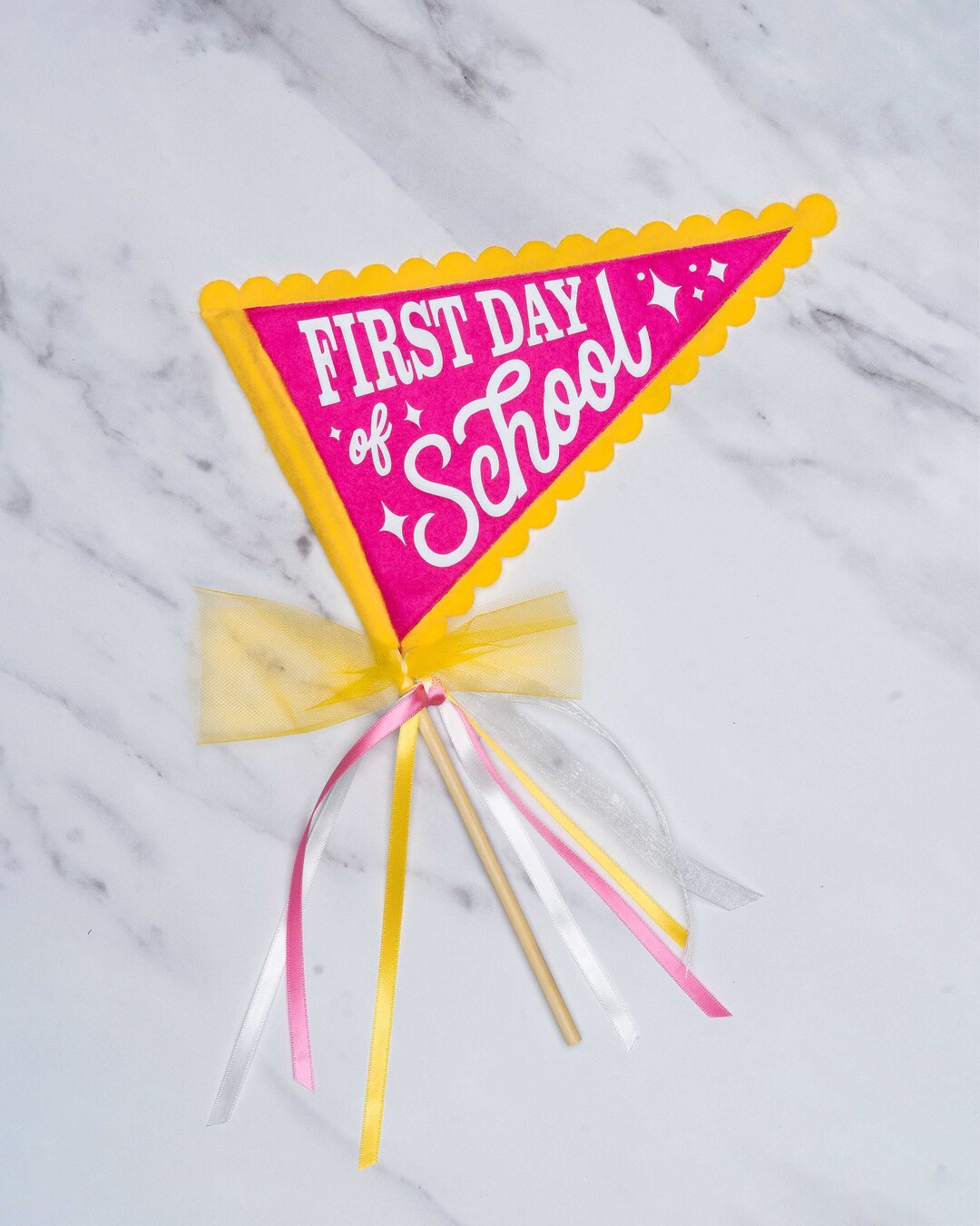 First Day of School Flag Back to School Photo Prop Back to School ...