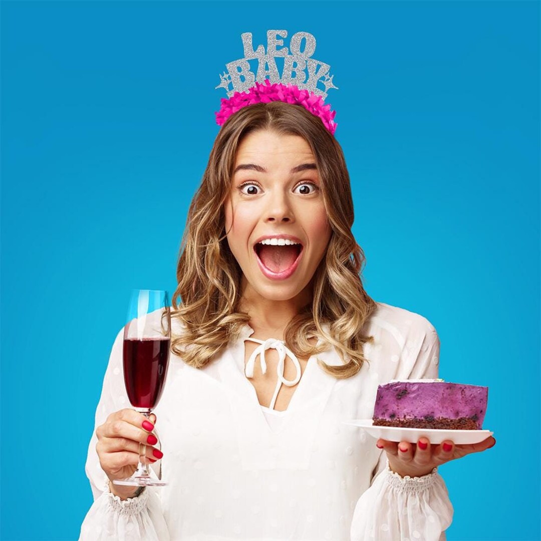 Zodiac Birthday Crown, Astrology Sign Birthday Party Decor, Custom ...