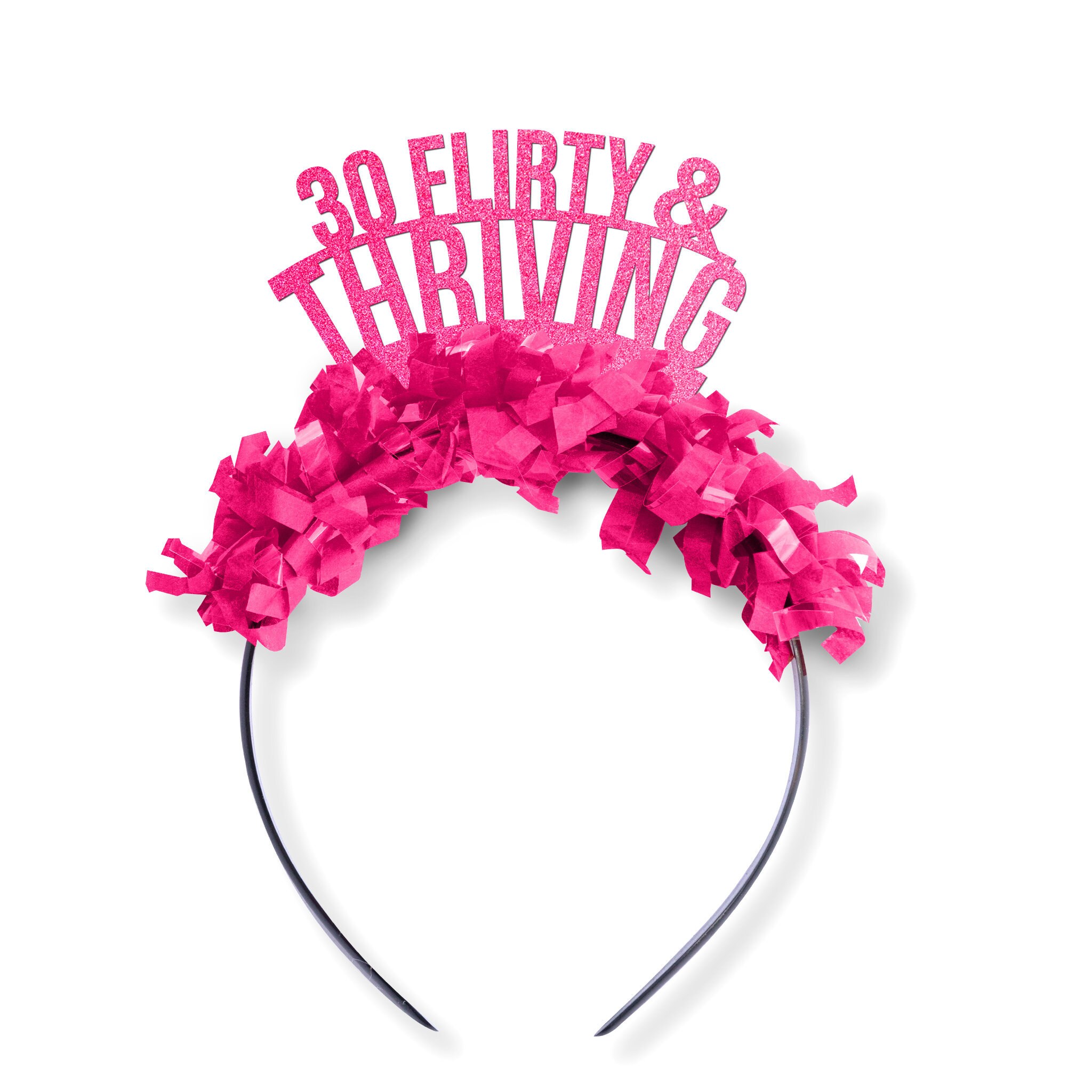 30 Flirty and Thriving Party Crown 30th Birthday Gift for - Etsy