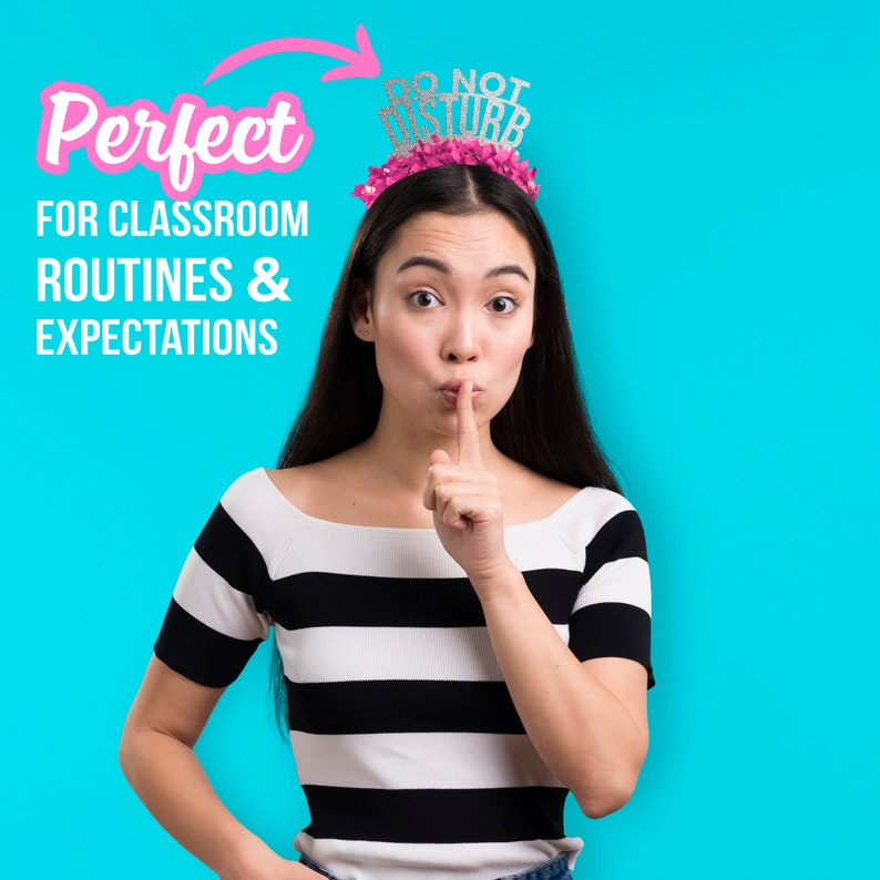 Do Not Disturb Teacher Headband Teacher Prop Small Group - Etsy New Zealand