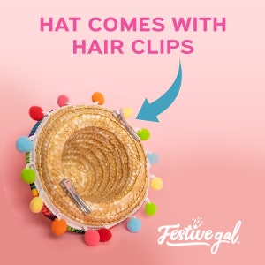 Birthday Fiesta Sombrero Hat, Custom Mini Sombrero, Cinco De Mayo Party ...