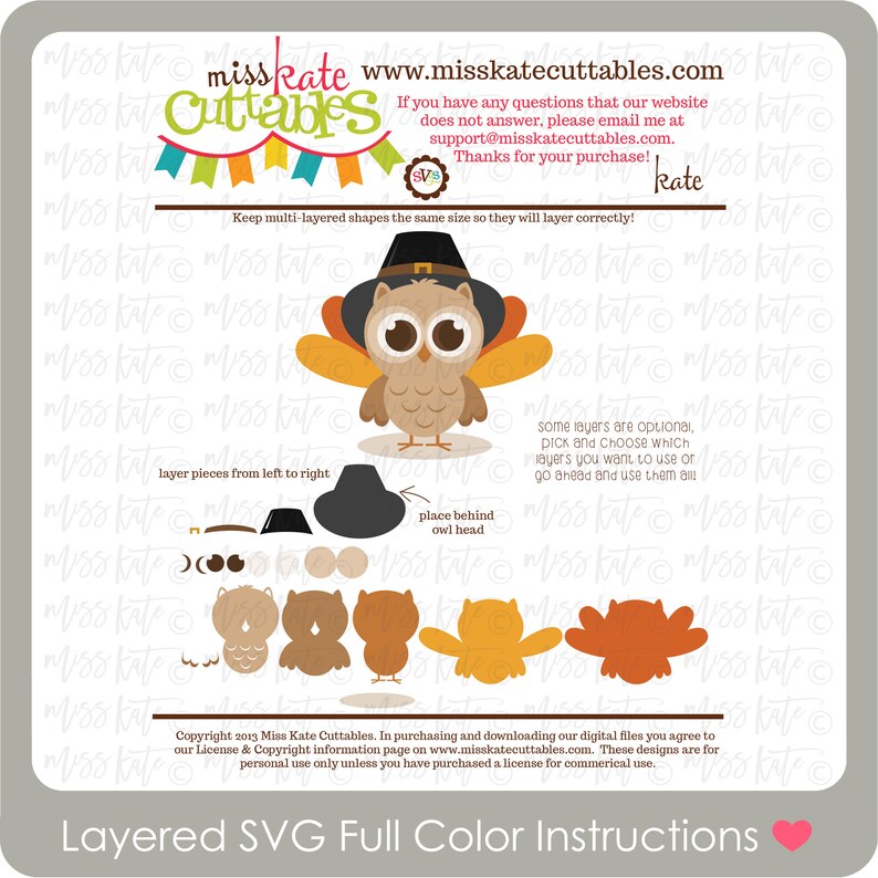 Thanksgiving Owl - SVG PNG JPG Files *for Very Spooky Scary Pumpkins ...