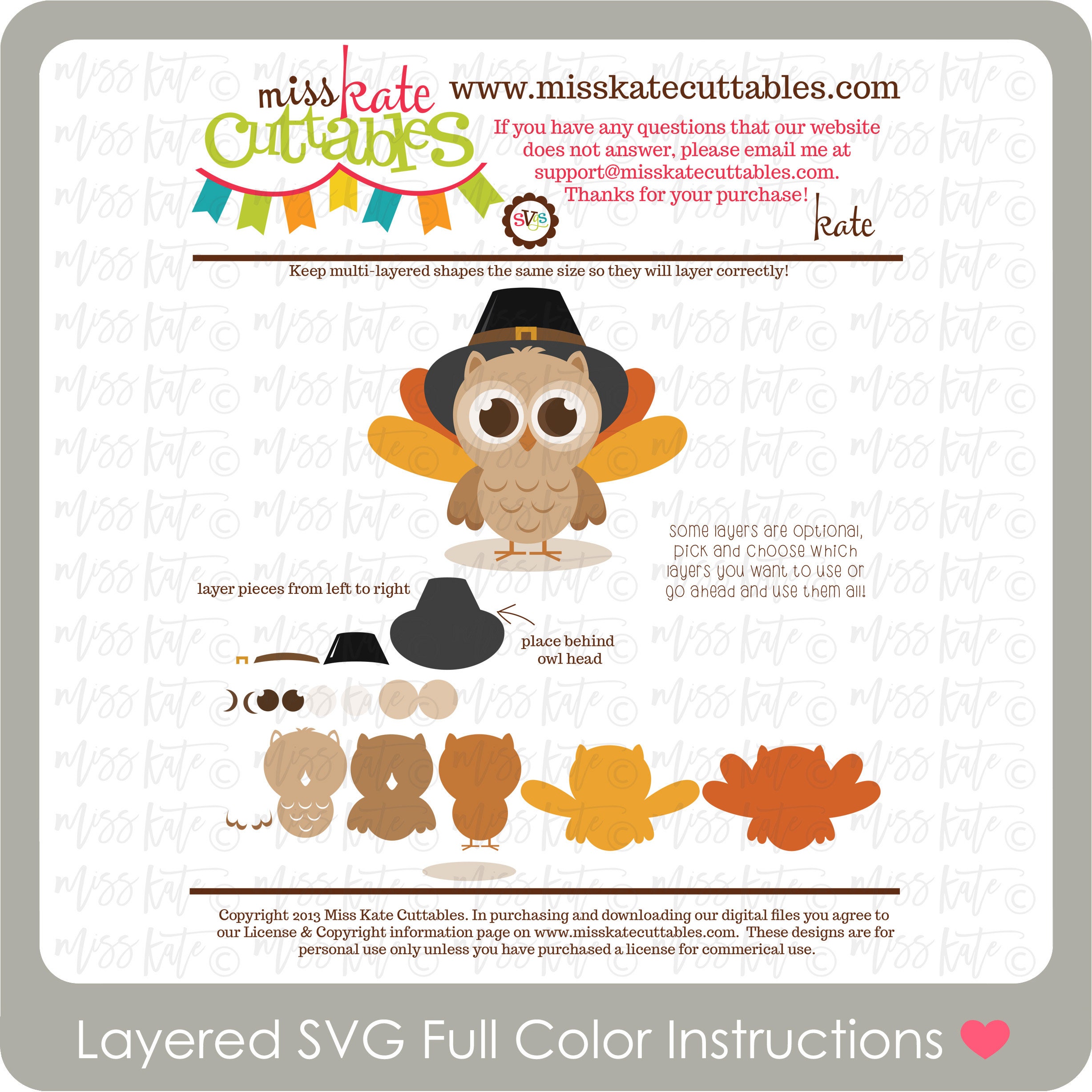 Thanksgiving Owl - SVG PNG JPG Files *for Very Spooky Scary Pumpkins ...