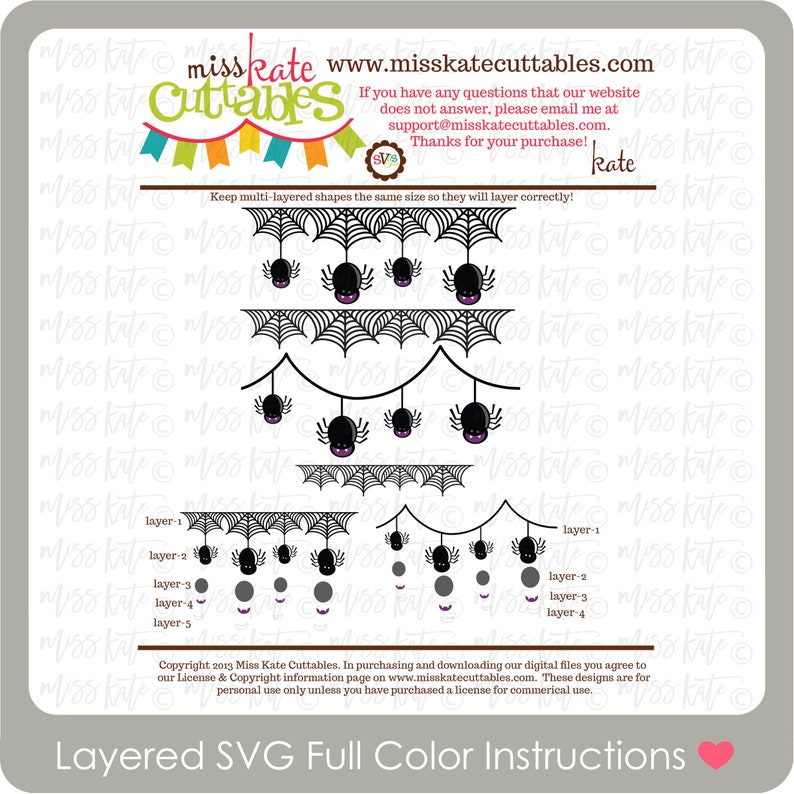 Spider Borders SVG PNG JPG Files for Very Spooky Scary Spider Web Legs ...