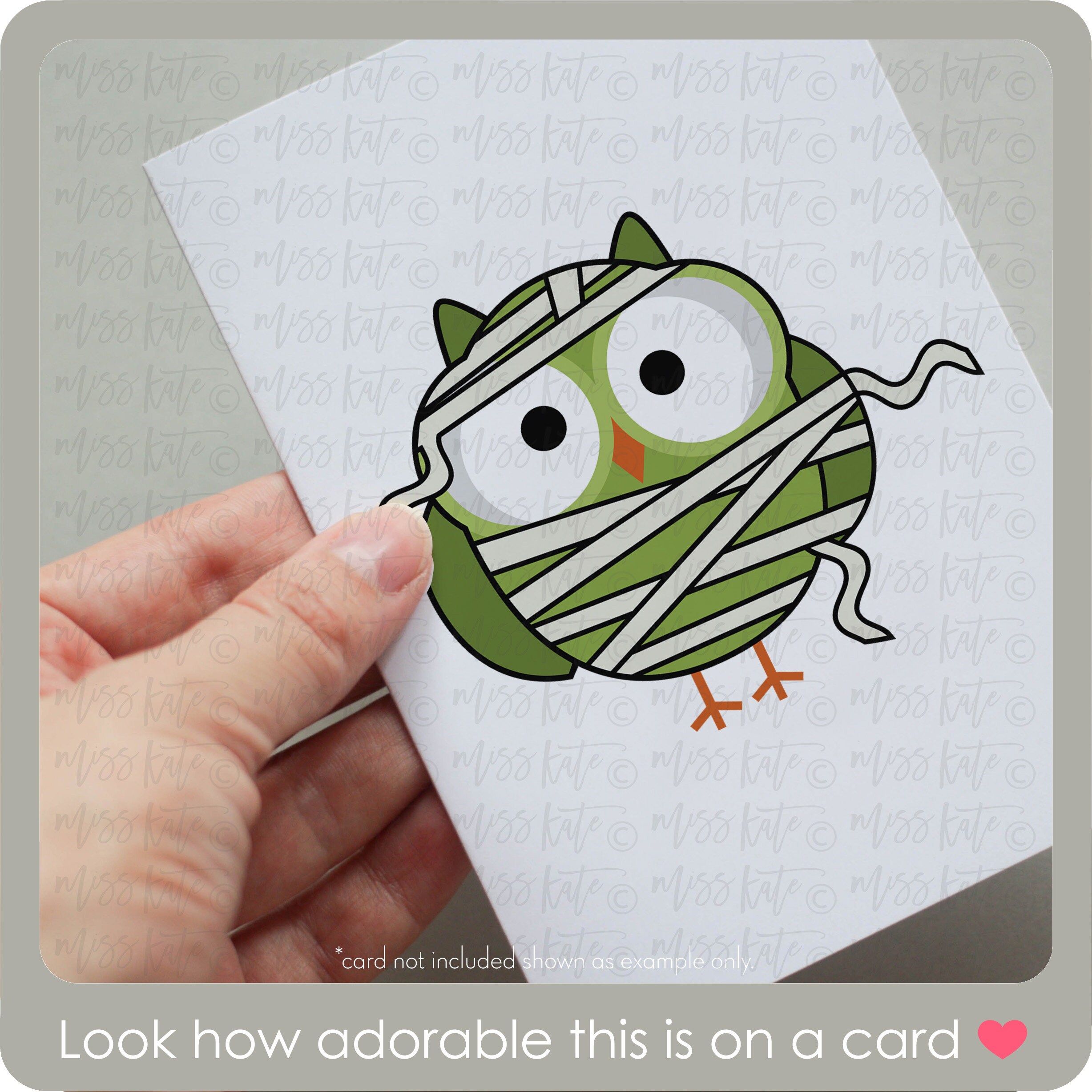 Halloween Mummy Owl SVG PNG JPG Files for Spooky Scary - Etsy