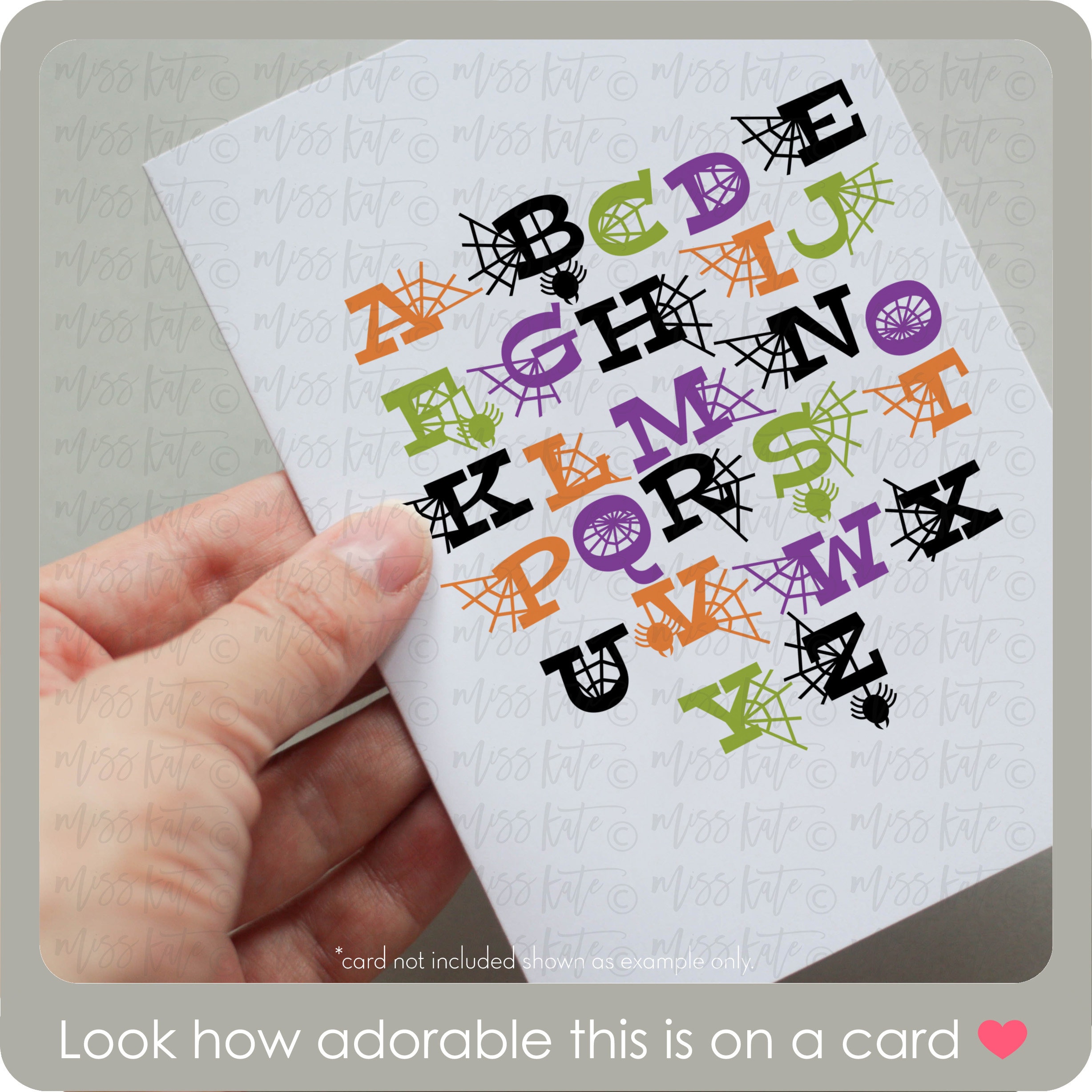 Halloween Letters Uppercase SVG PNG JPG Files for Spooky Scary Haunted ...