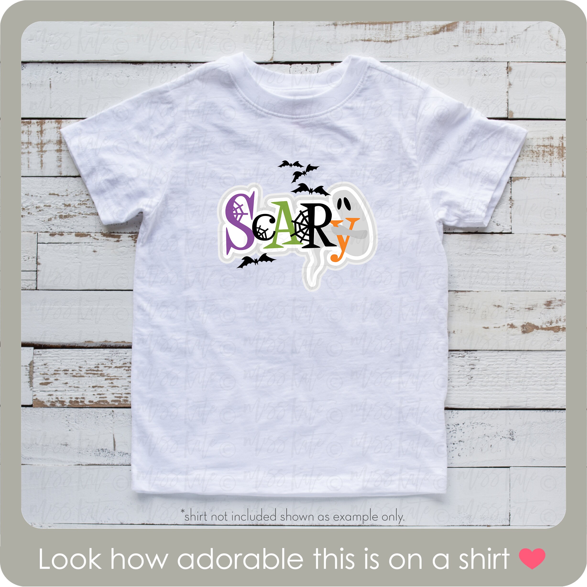 Scary Title 1 SVG PNG JPG Files for Very Spooky Scary Ghost - Etsy