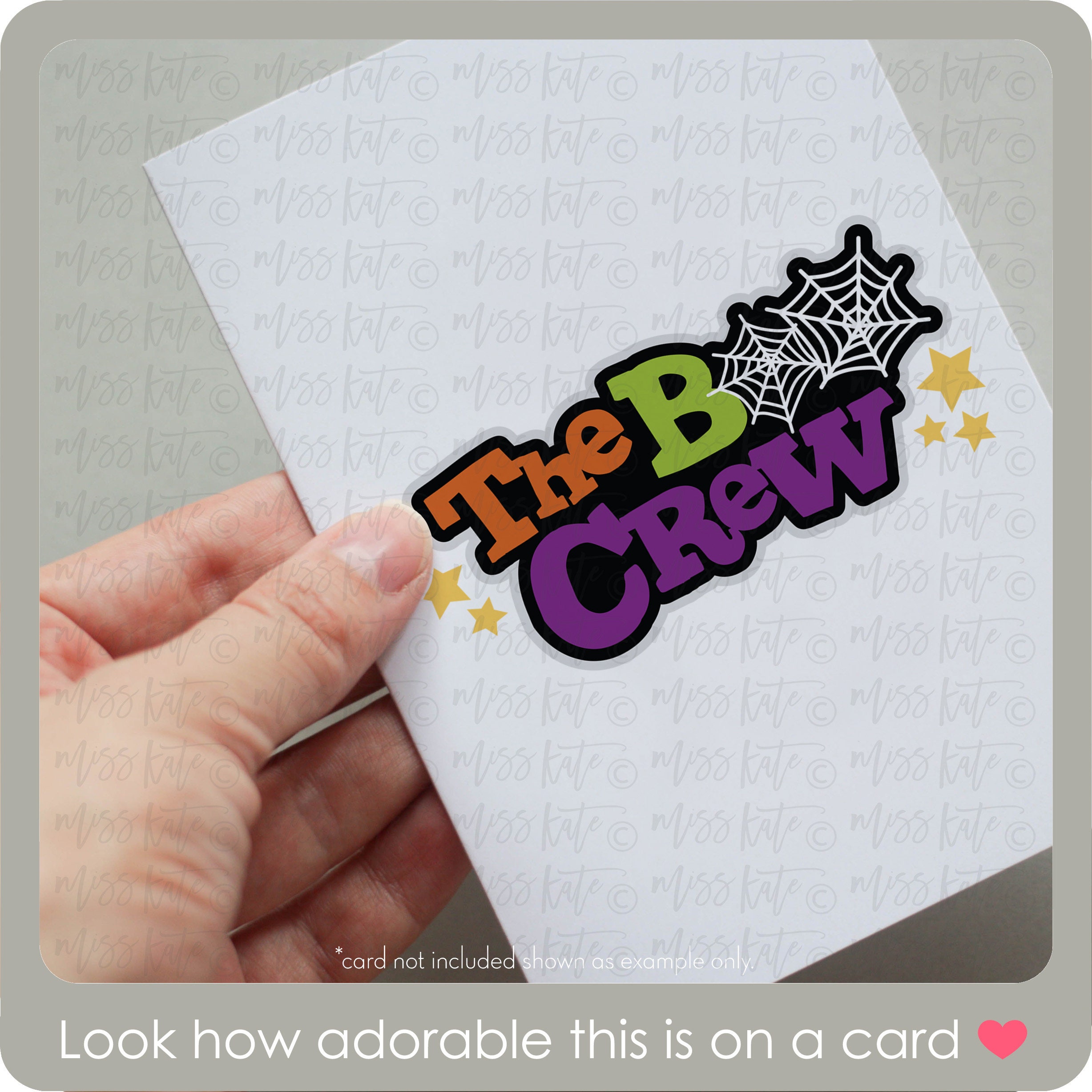The Boo Crew Title 1 SVG PNG JPG Files for Very Spooky Scary Spider Web ...