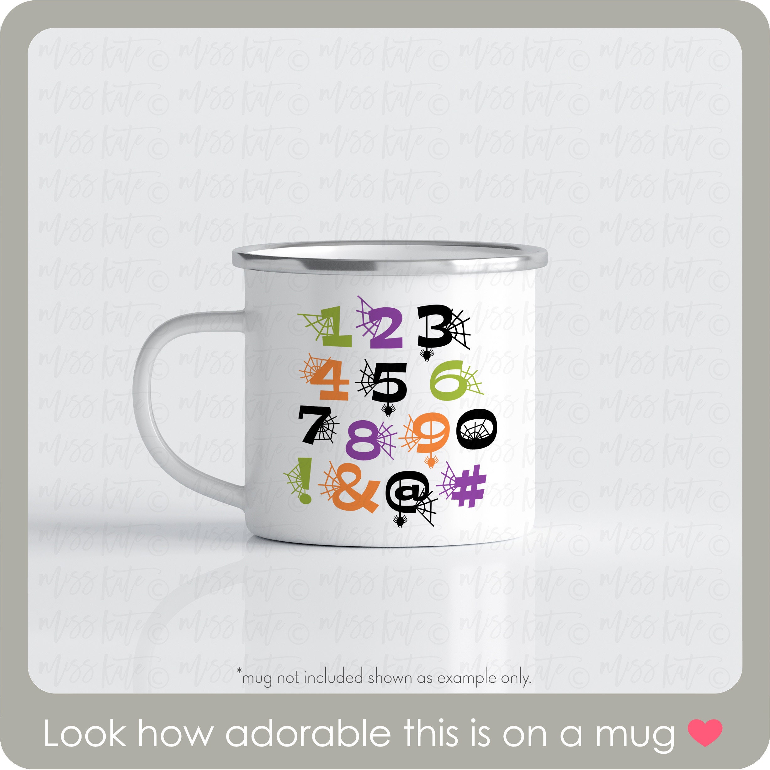 Halloween Numbers SVG PNG JPG Files for Spooky Scary Haunted House ...