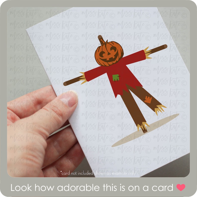 Jack O Lantern Scarecrow Svg Png Files For Spooky Scary Etsy