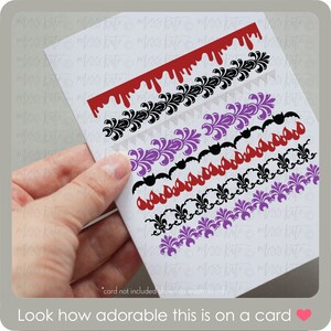 Vampire Borders - SVG PNG JPG Files *for Very Spooky Scary Vampire Bat ...