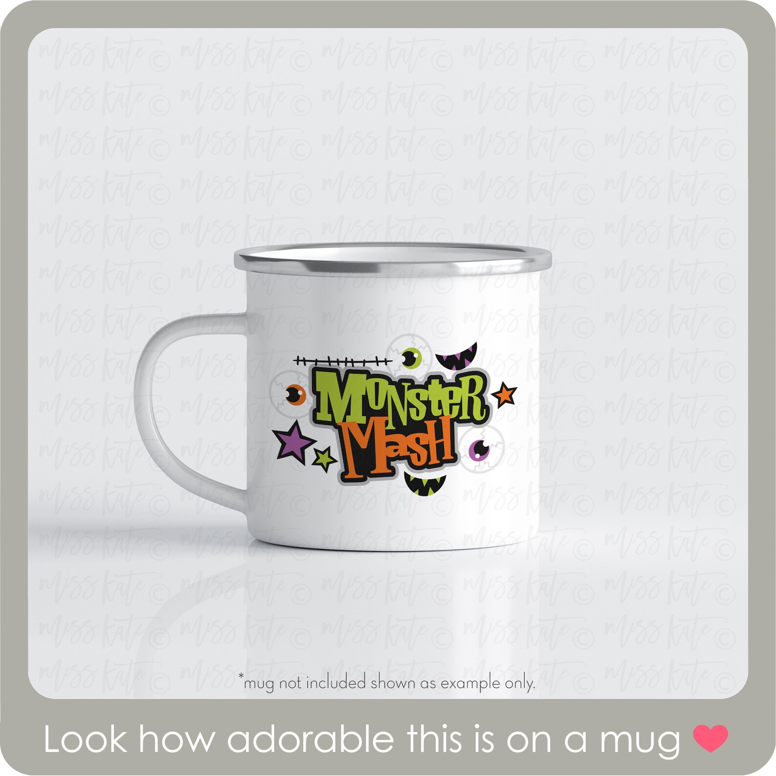 Monster Mash Title - SVG PNG JPG Files *for Spooky Scary Eyeballs Stars ...