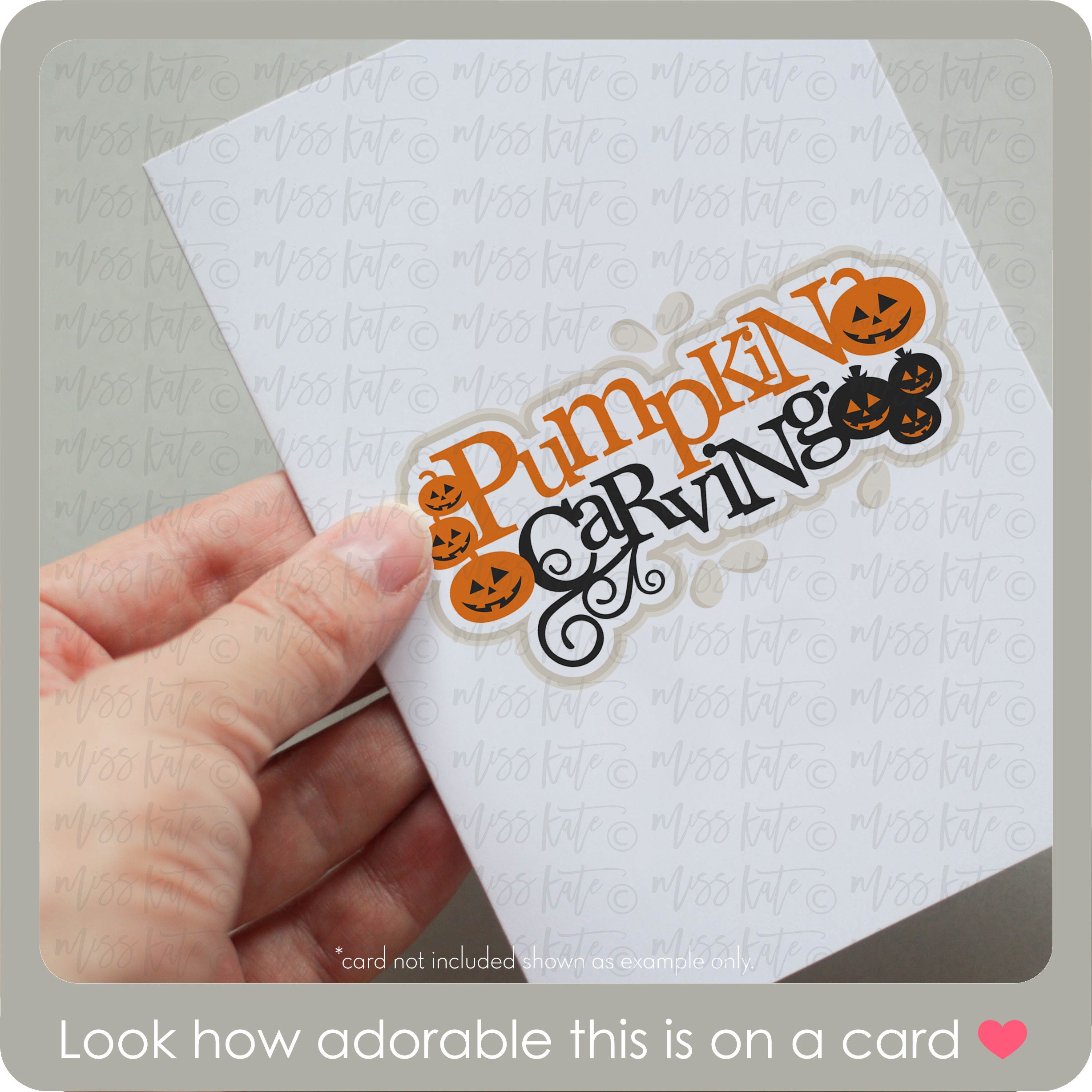 Pumpkin Carving Title SVG PNG JPG Files for Very Spooky Scary Jack O ...