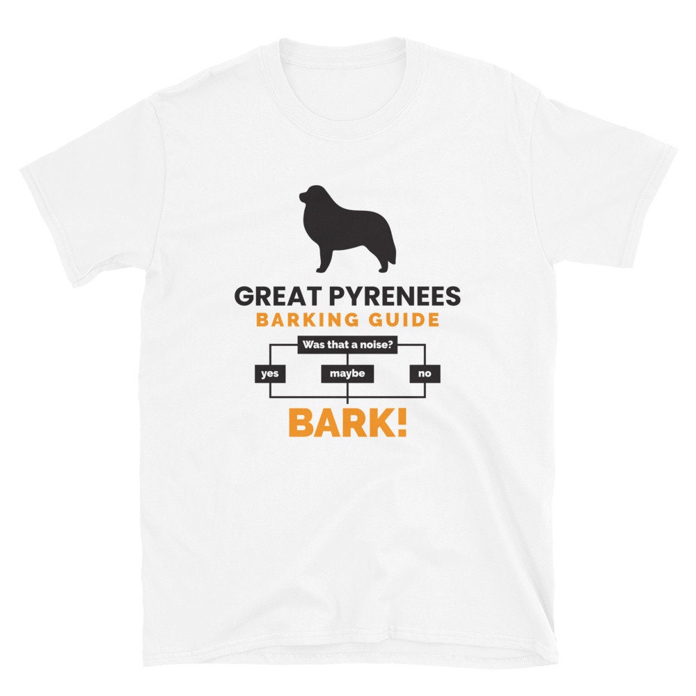 Great Pyrenees Barking Guide Dog Breed Bark Dog Silhouette - Etsy