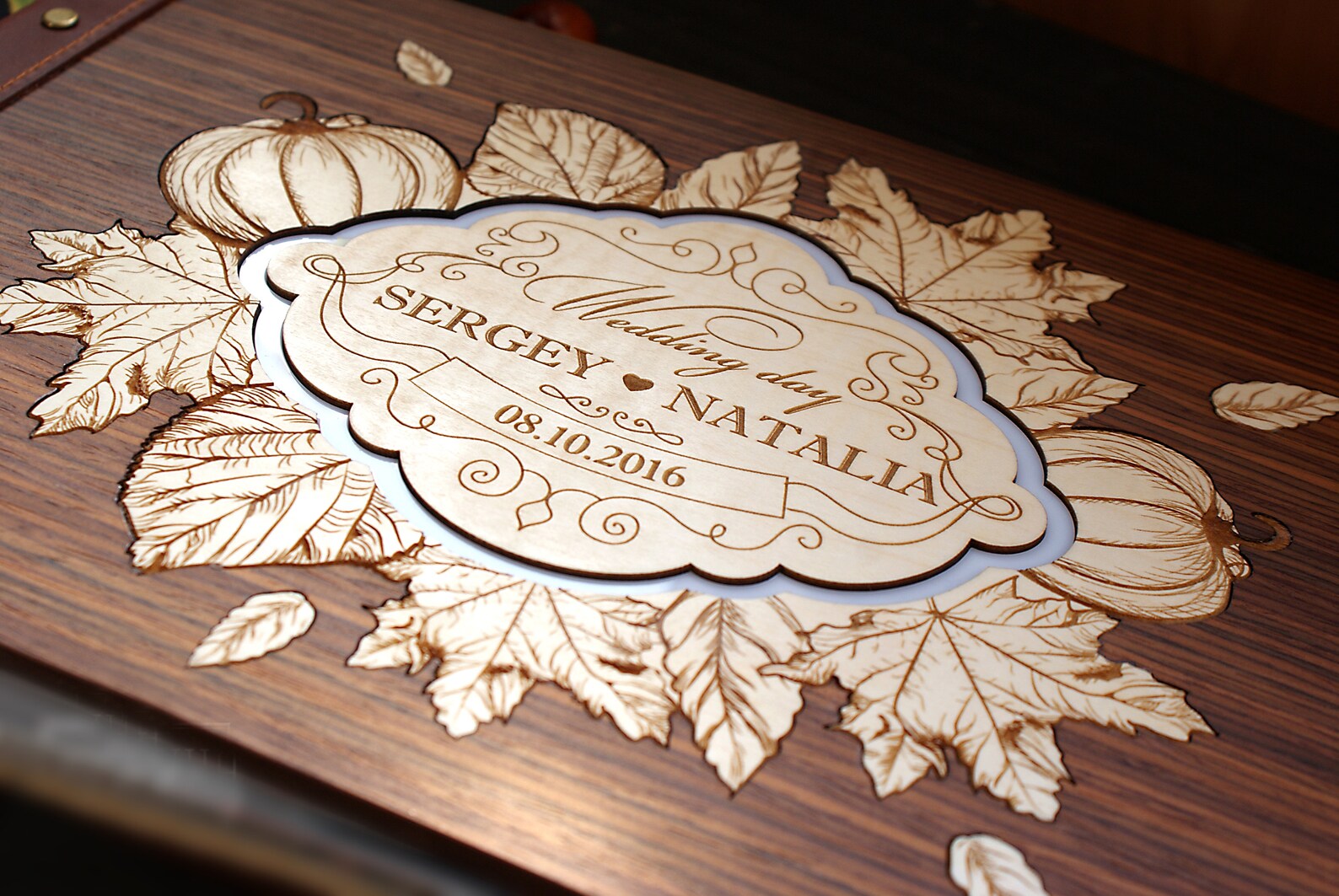 Personalized Wedding Album autumn Wedding. - Etsy