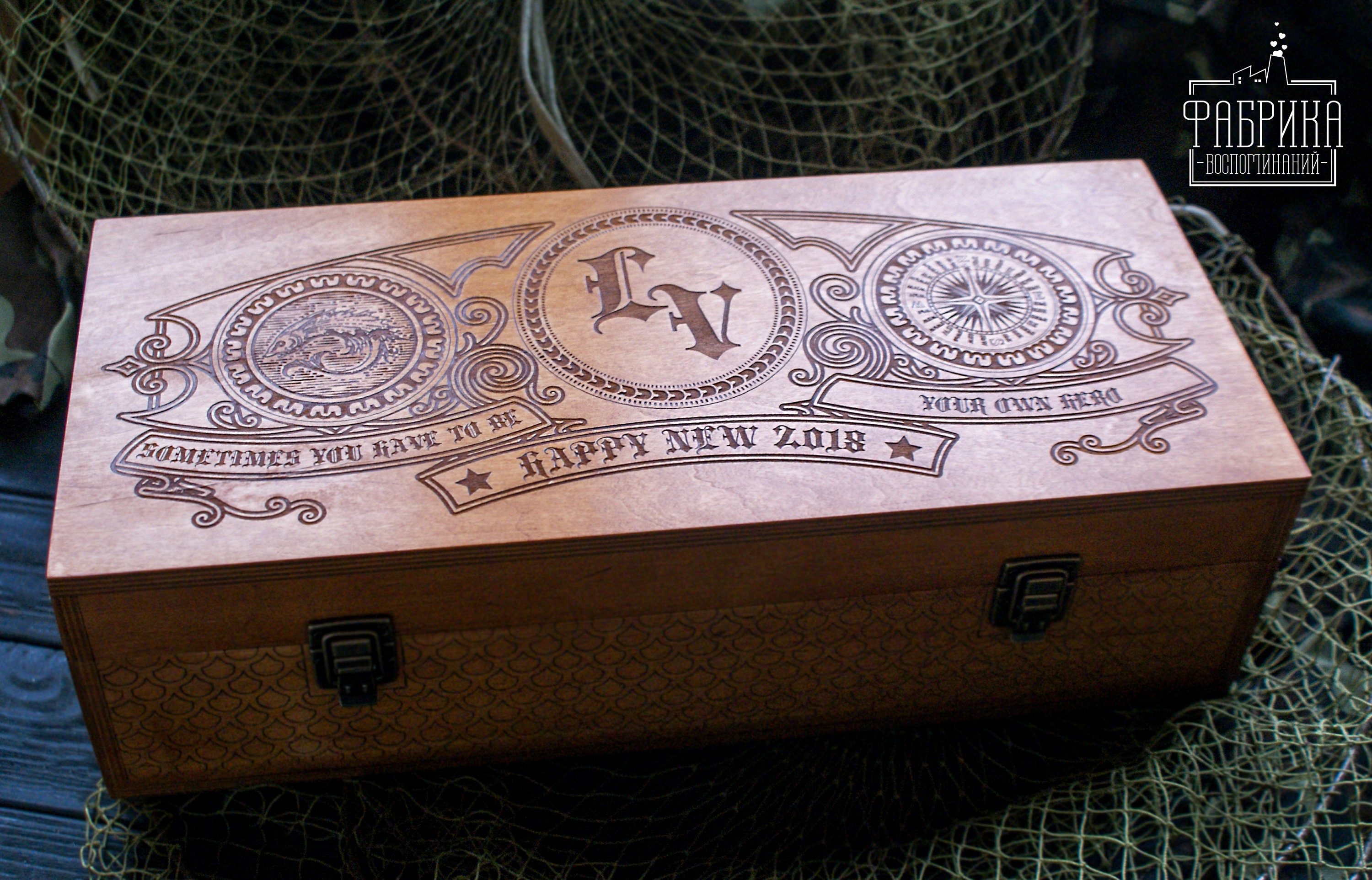 Personalized Handmade Wooden Tackle Box Old | Etsy