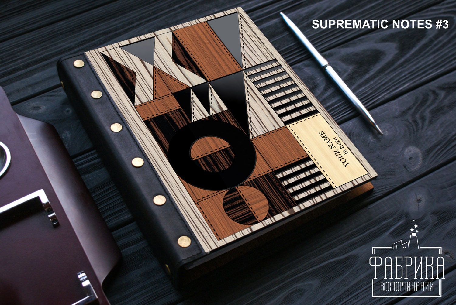 Customized Handmade Notebook A5 suprematic Notes3 - Etsy