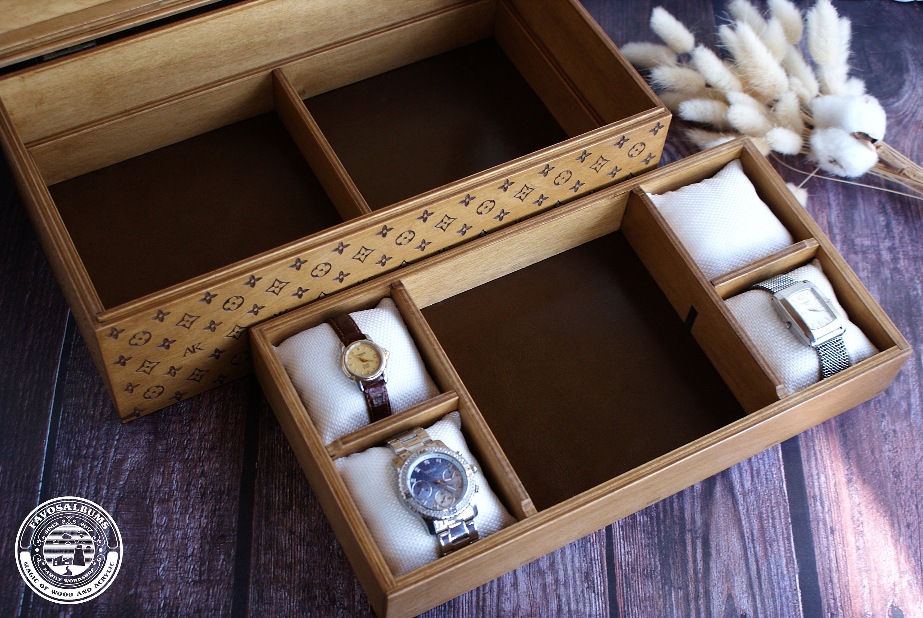 Handmade Customized Wooden Box-organizer your - Etsy UK