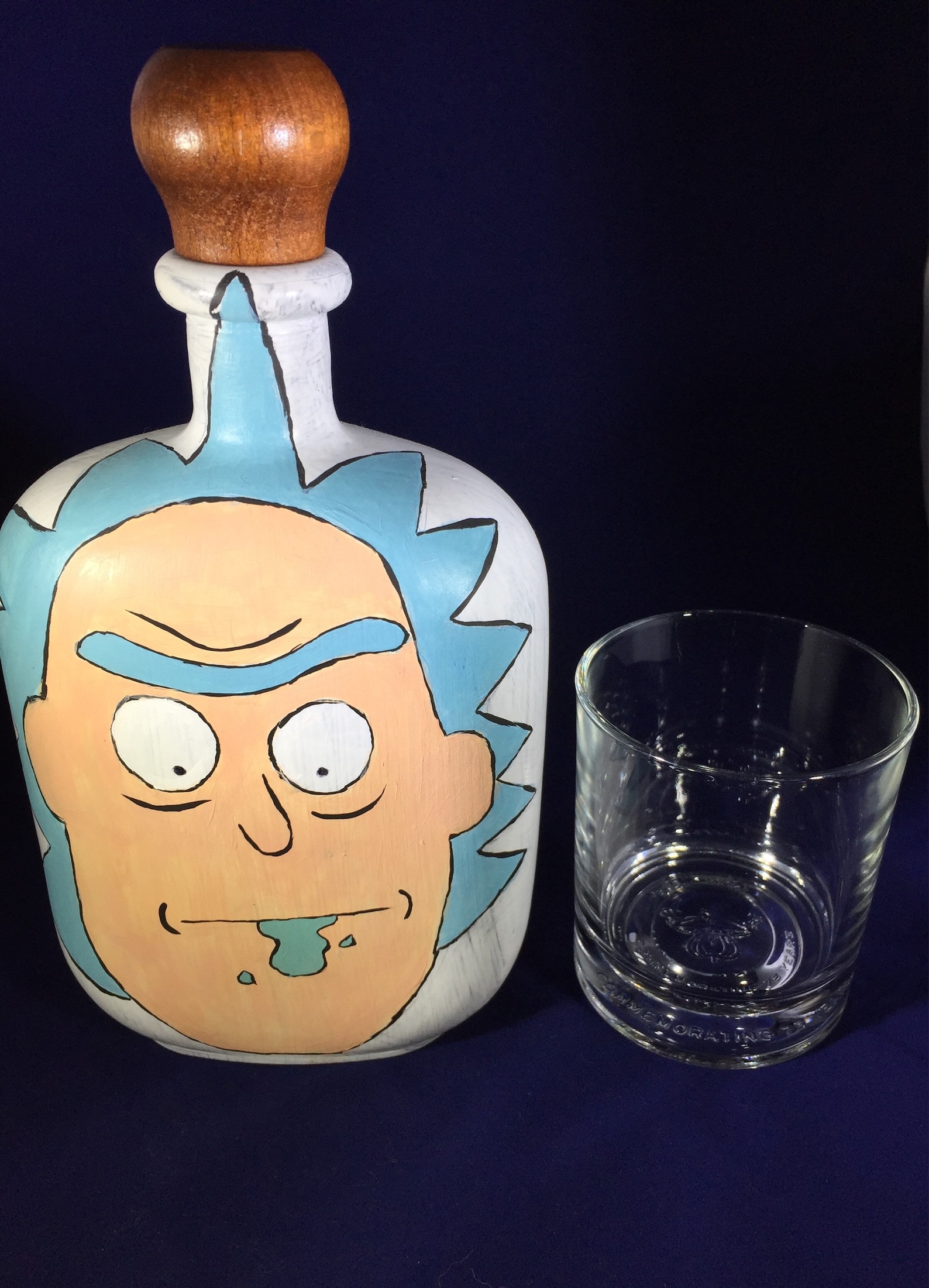 Rick and Morty Decorative Bottle Decanter | Etsy