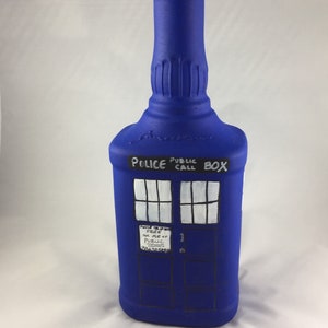 Doctor Who- Tardis Decorative Bottle - Etsy
