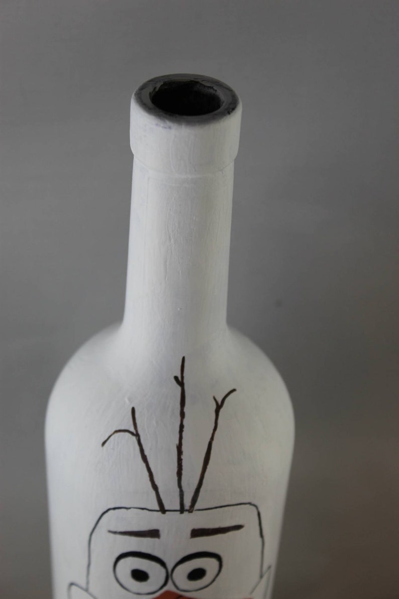 Olaf-frozen Snowman Decorative Bottle - Etsy