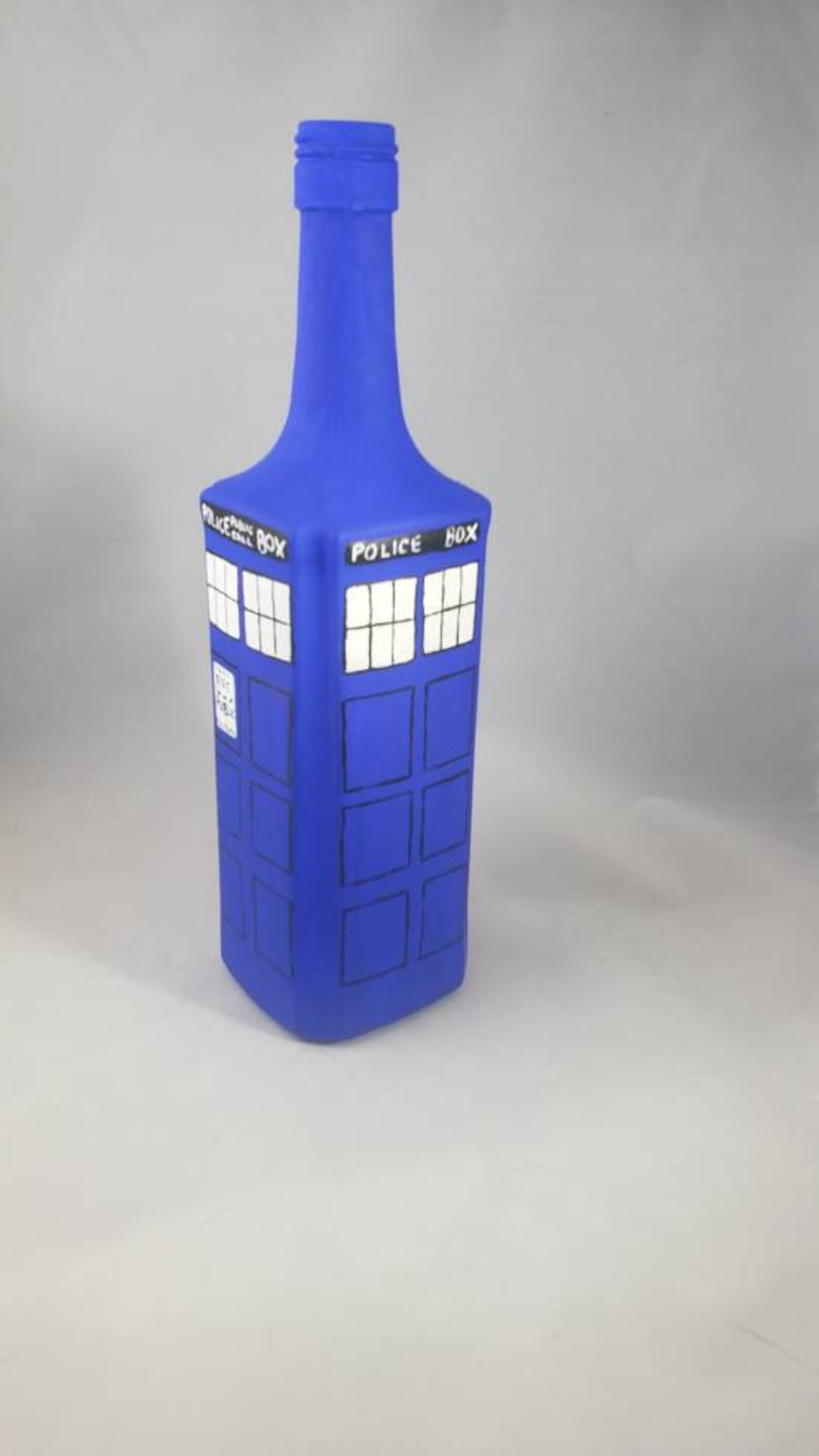 Doctor Who- Tardis Decorative Bottle - Etsy