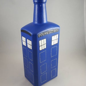Doctor Who- Tardis Decorative Bottle - Etsy