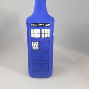 Doctor Who- Tardis Decorative Bottle - Etsy