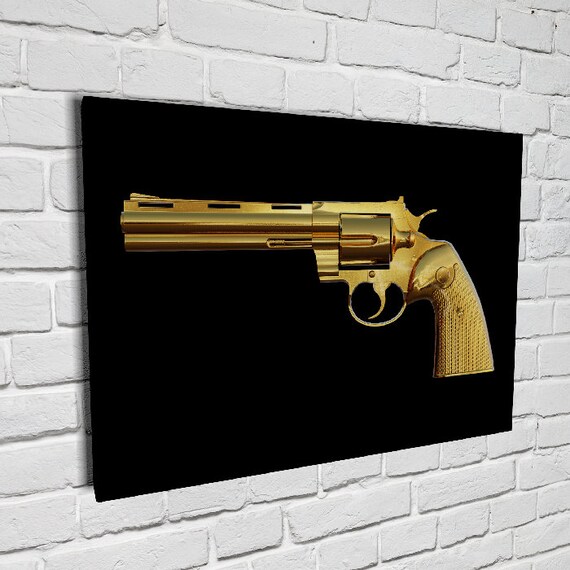 Gold Magnum Gun