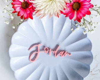 Laser Cut Acrylic Name Custom Hand Lettered Calligraphy - Etsy