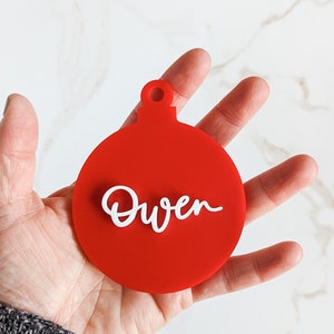 Personalized Christmas Ornament | Fun Gift Tags | Stocking Tags ...