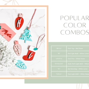 Holiday Gift Tags | Christmas Bulb Ornaments | Stocking Tags ...