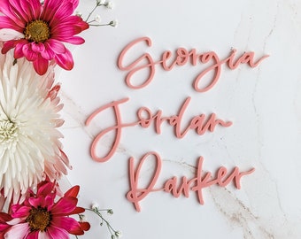 Acrylic Name Cut Out - Etsy