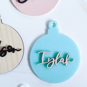 Personalized Christmas Ornament | Fun Gift Tags | Stocking Tags ...