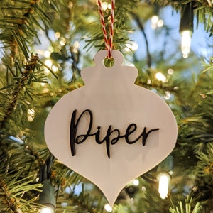 Personalized Christmas Ornament | Fun Gift Tags | Stocking Tags ...