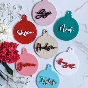 Personalized Christmas Ornament | Fun Gift Tags | Stocking Tags ...
