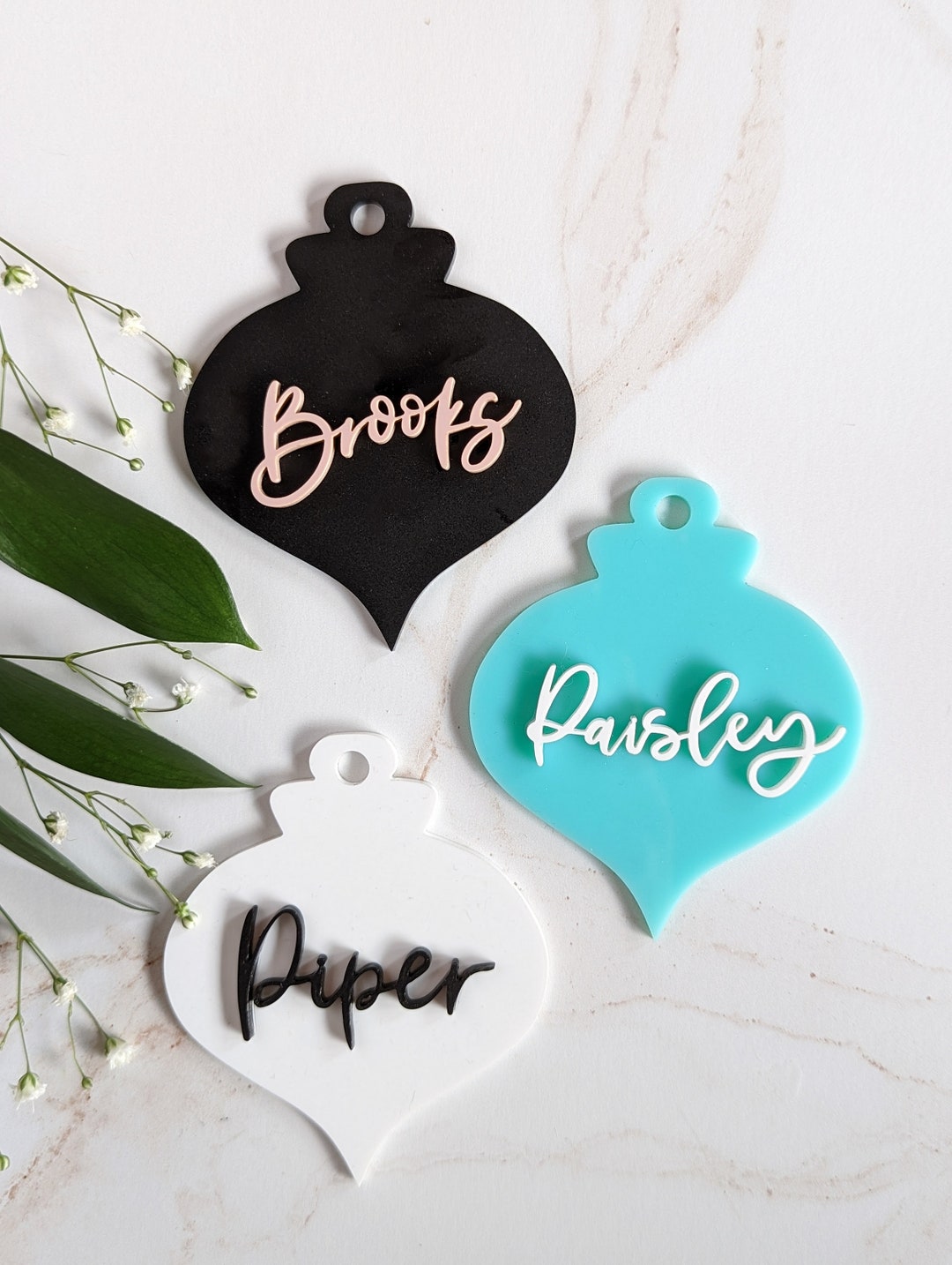 Personalized Christmas Ornament | Fun Gift Tags | Stocking Tags ...
