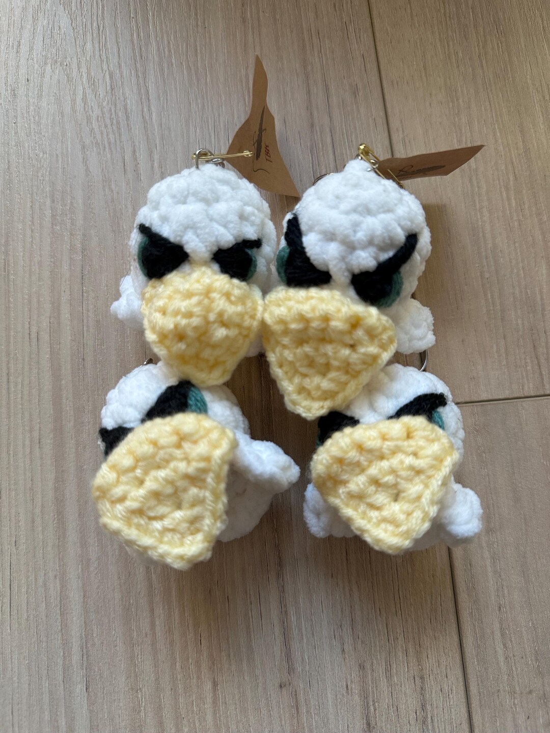 Philly Eagles Swoop Head Plush Keychain - Handmade Crochet Keychain ...