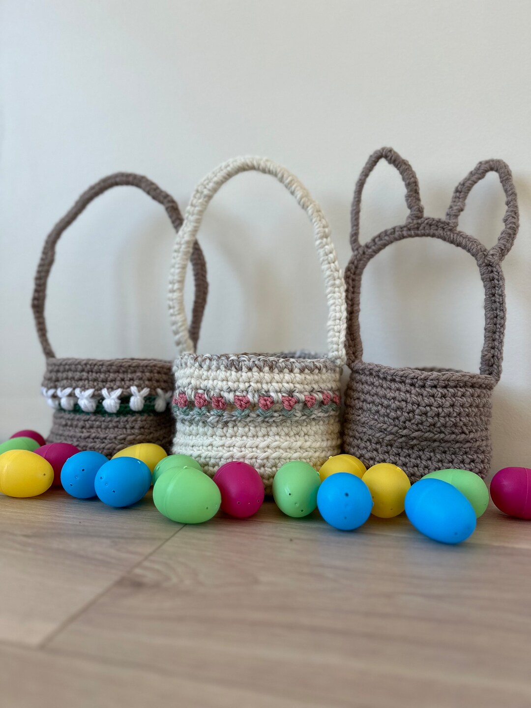 Easter Basket Crochet Pattern Bundle | Bunny, Tulip, and Ears Designs ...