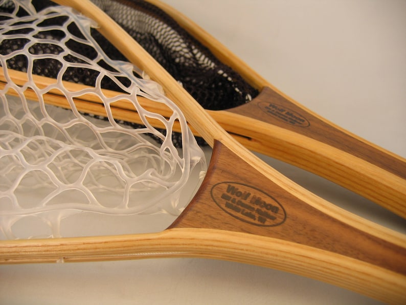 Fly Fishing Landing Net - Lariat Model - Fine Wood - Handcrafted in ...